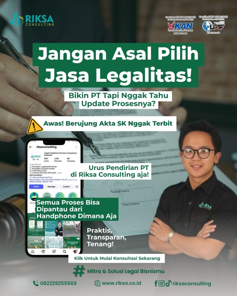 Pembuatan Pendirian PT/CV/PT PMA Pasar Rebo, Jaktim √