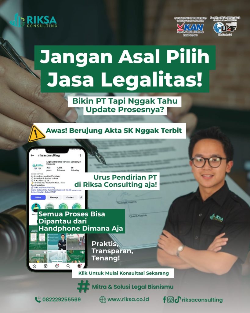 Jasa Pendirian PT/CV/PT PMA Kalideres, Jakbar √
