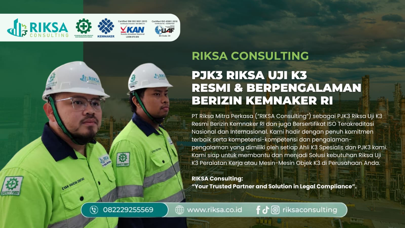 PJK3 Uji Riksa K3 di Hotel & Perkantoran Terbaik Taman Palem, Jakbar √